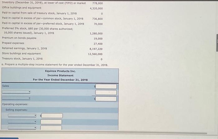 Solved Comprehensive Problem 4 Part 2: Note: You must | Chegg.com