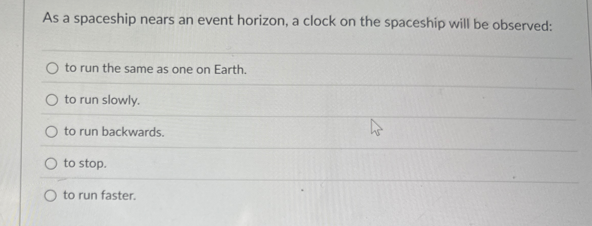 Solved As a spaceship nears an event horizon, a clock on the | Chegg.com