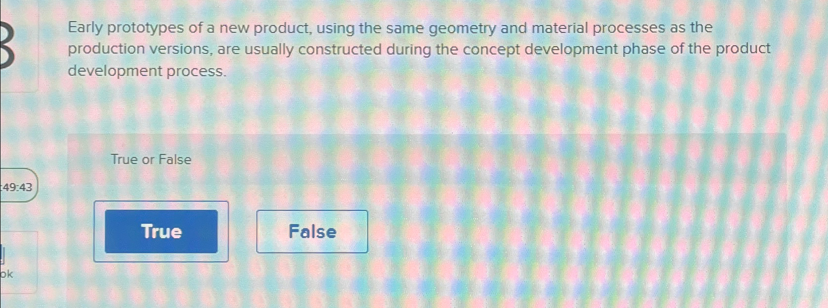 Solved Early prototypes of a new product, using the same | Chegg.com