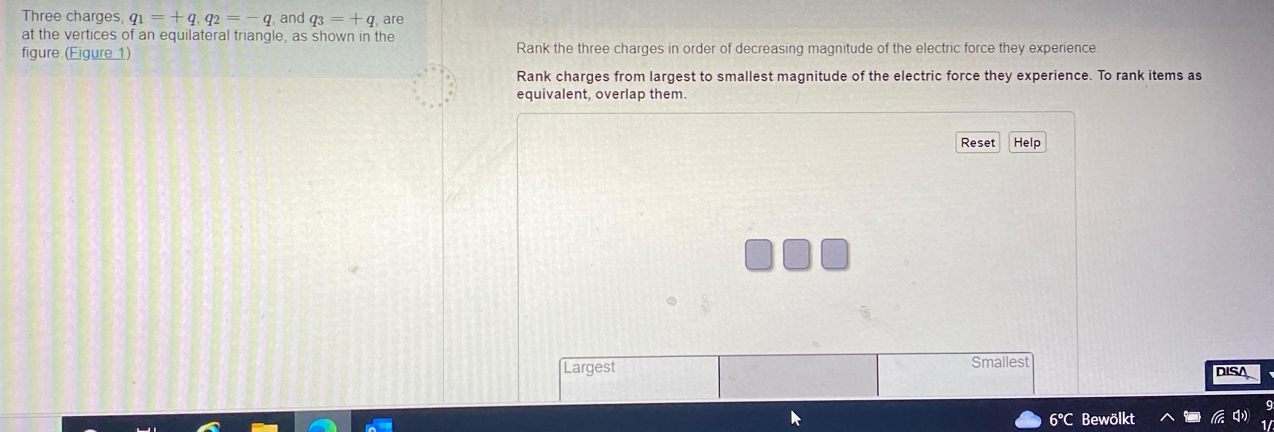 Solved Three charges, q_(1)=+q,q_(2)=-q, and q_(3)=+q, are | Chegg.com Solved Three charges, q_(1)=+q,q_(2)=-q, and q_(3)=+q, are | Chegg.com