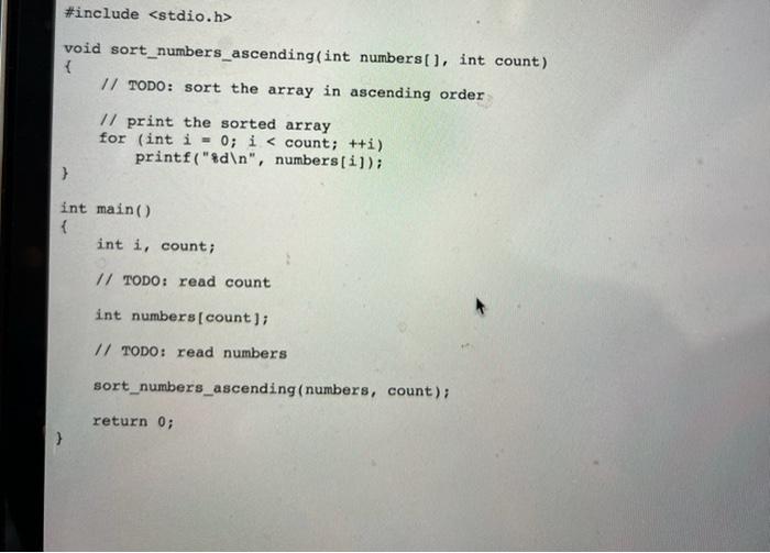Solved by c programming continue with the following and it | Chegg.com