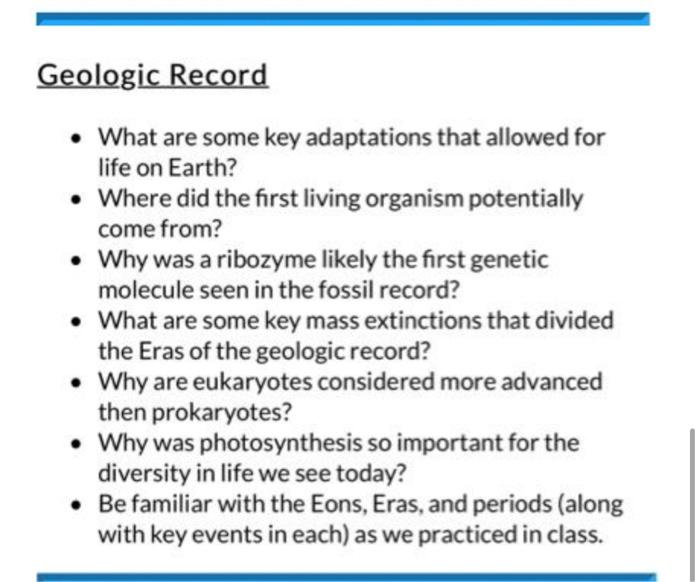Solved - What are some key adaptations that allowed for life | Chegg.com