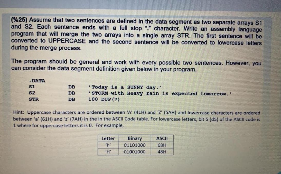 Solved (%25) Assume that two sentences are defined in the | Chegg.com