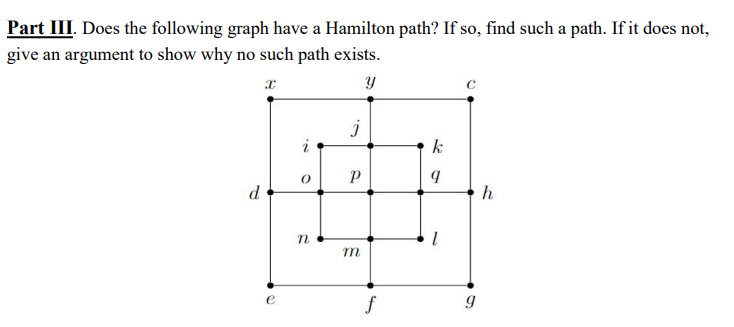 help me solve this clearly Part III. Does the | Chegg.com