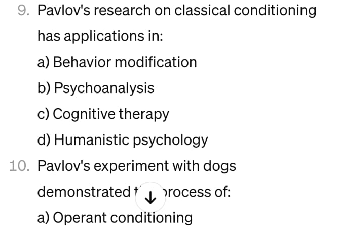 Solved Pavlov's research on classical conditioning has | Chegg.com