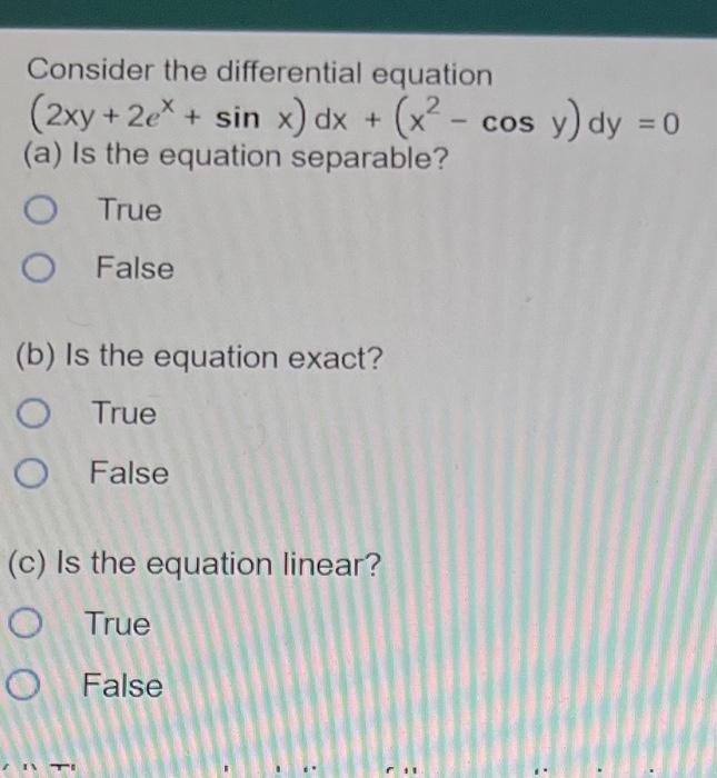 Solved Consider the differential equation | Chegg.com