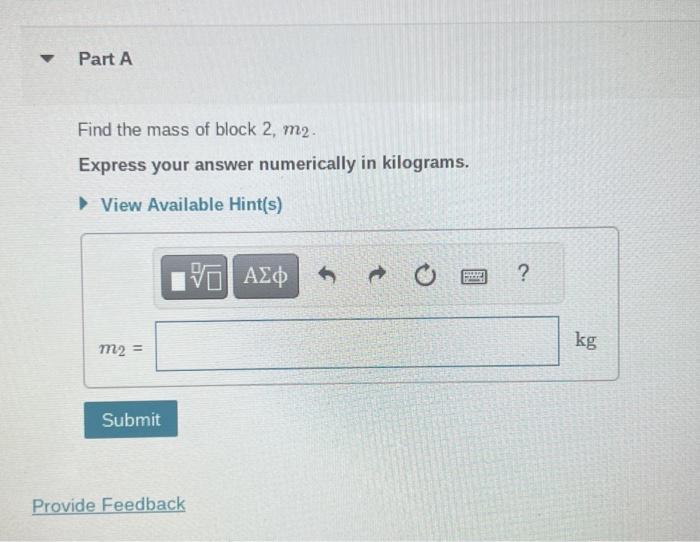 Solved (Figure 1)Block 1, of mass m1=0.700 kg, is connected | Chegg.com