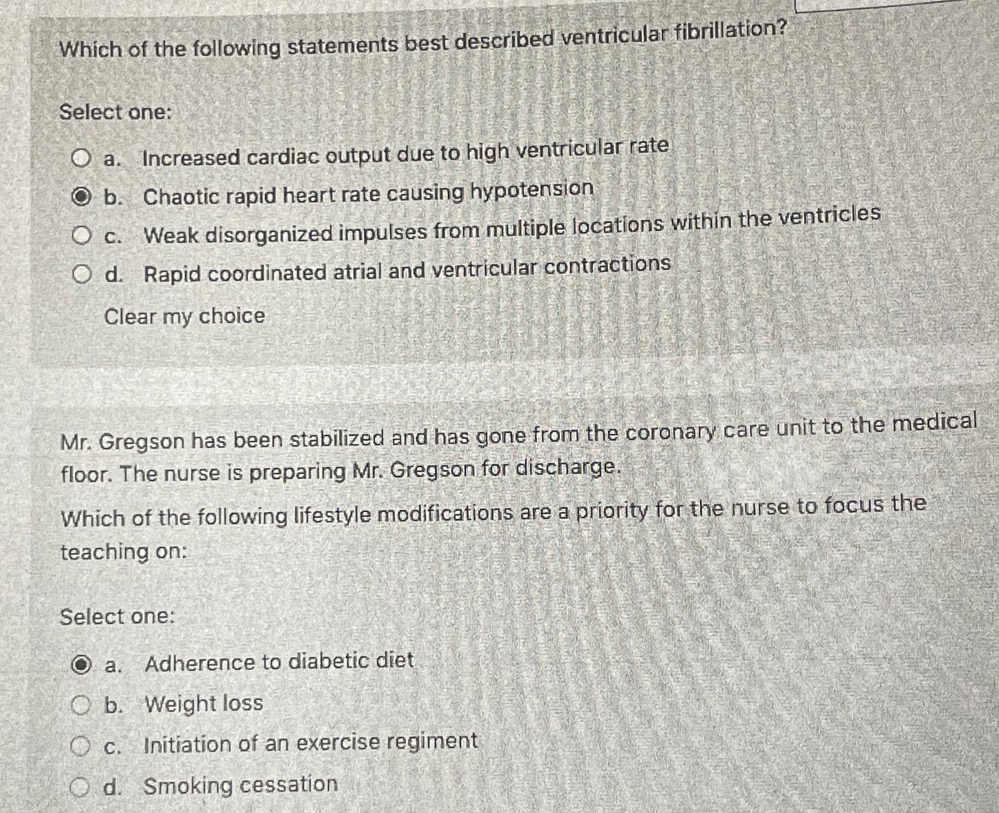 Solved Case Scenario: George GregsonMr. ﻿Gregson is a | Chegg.com
