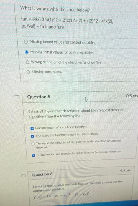 Solved What is wrong with the code below? fun | Chegg.com