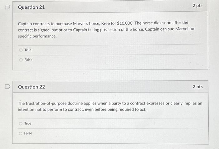 Solved Captain contracts to purchase Marvel's horse, Kree | Chegg.com