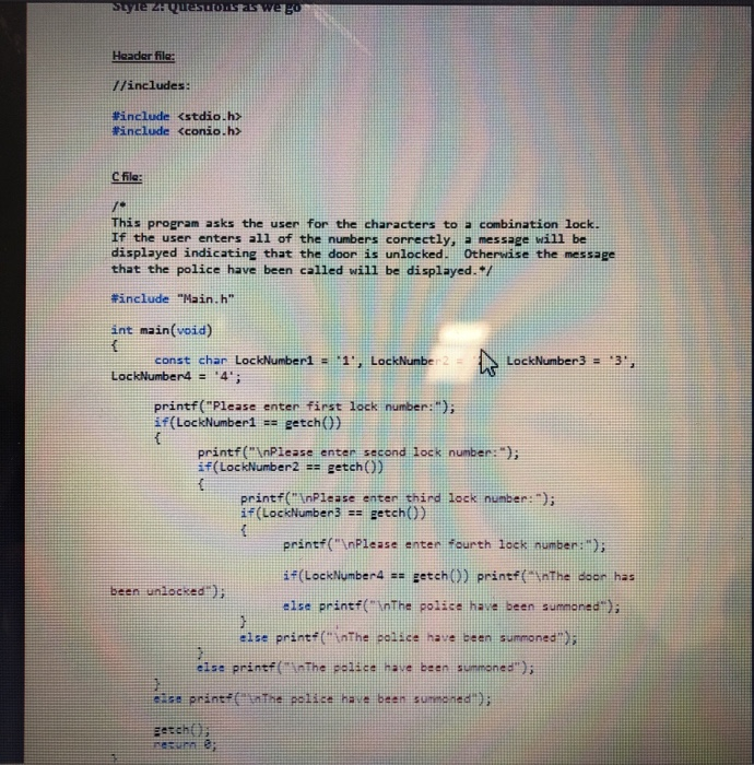 Solved Three different styles of if-else implementations are | Chegg.com