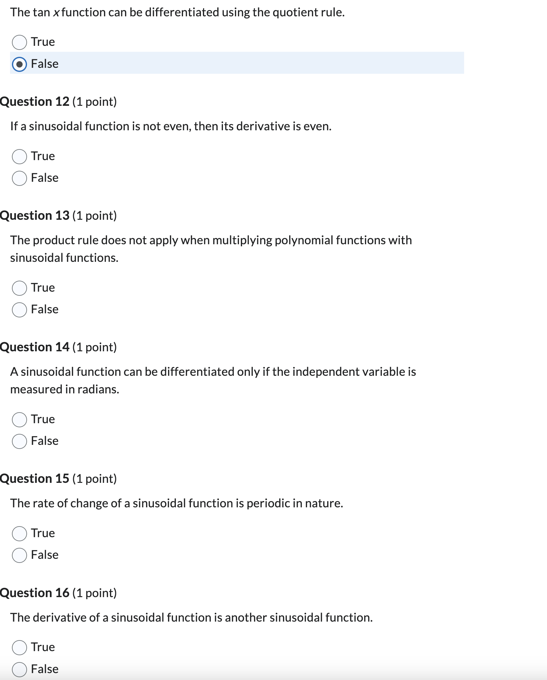 Solved No need for explanations The tanx ﻿function can be | Chegg.com