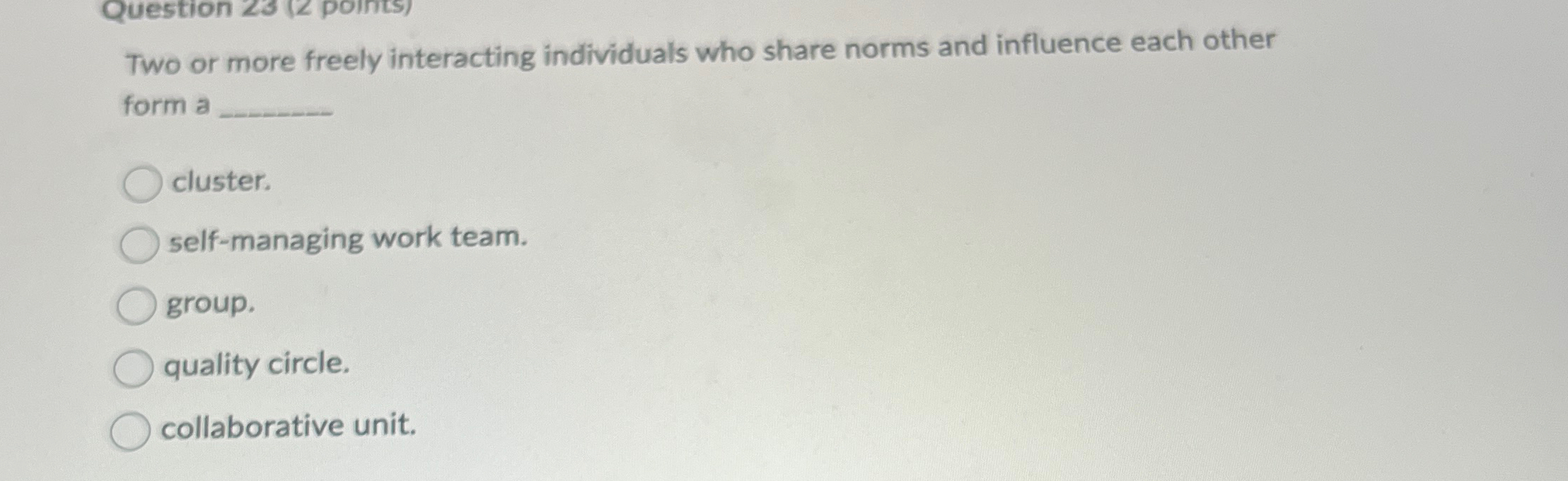 Solved Two or more freely interacting individuals who share | Chegg.com