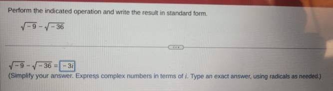 Solved Perform the indicated operation and write the result | Chegg.com