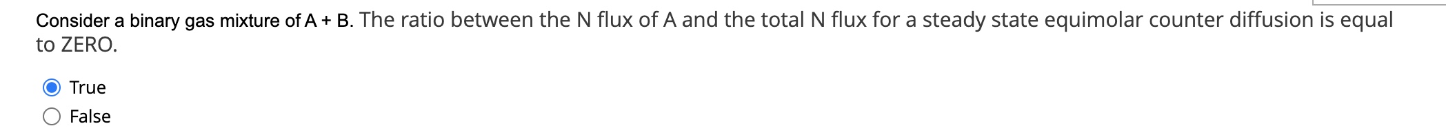 Solved Consider a binary gas mixture of A+B. ﻿The ratio | Chegg.com