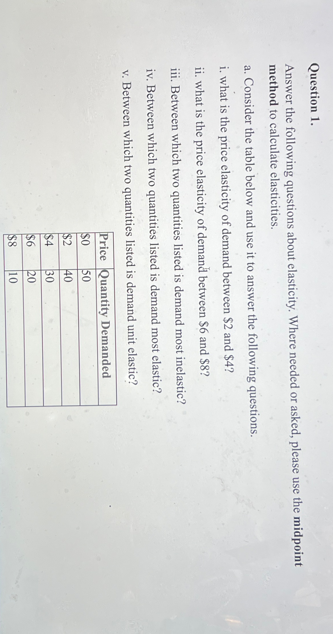 Solved Question 1.Answer the following questions about | Chegg.com