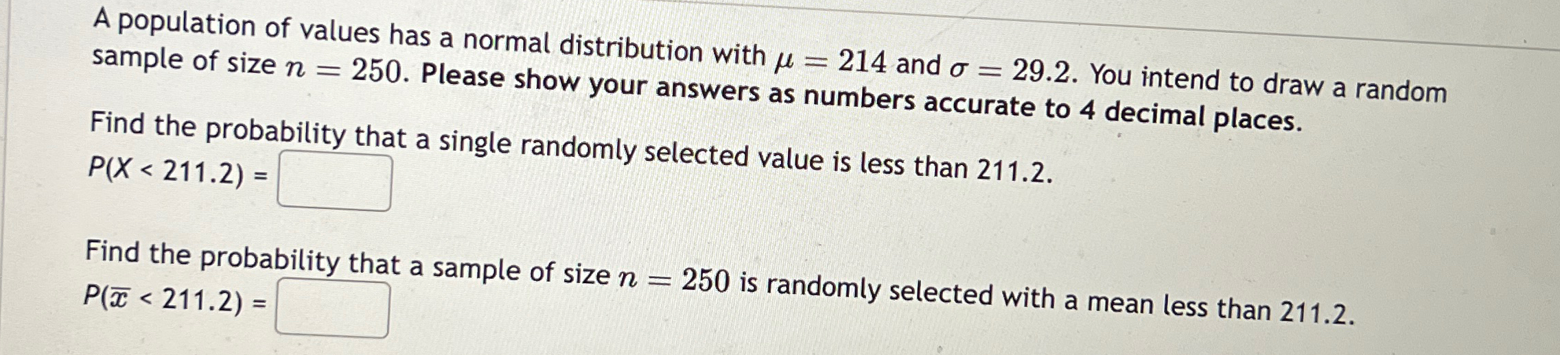 Solved A population of values has a normal distribution with | Chegg.com