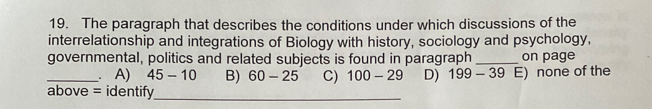 Solved The paragraph that describes the conditions under | Chegg.com
