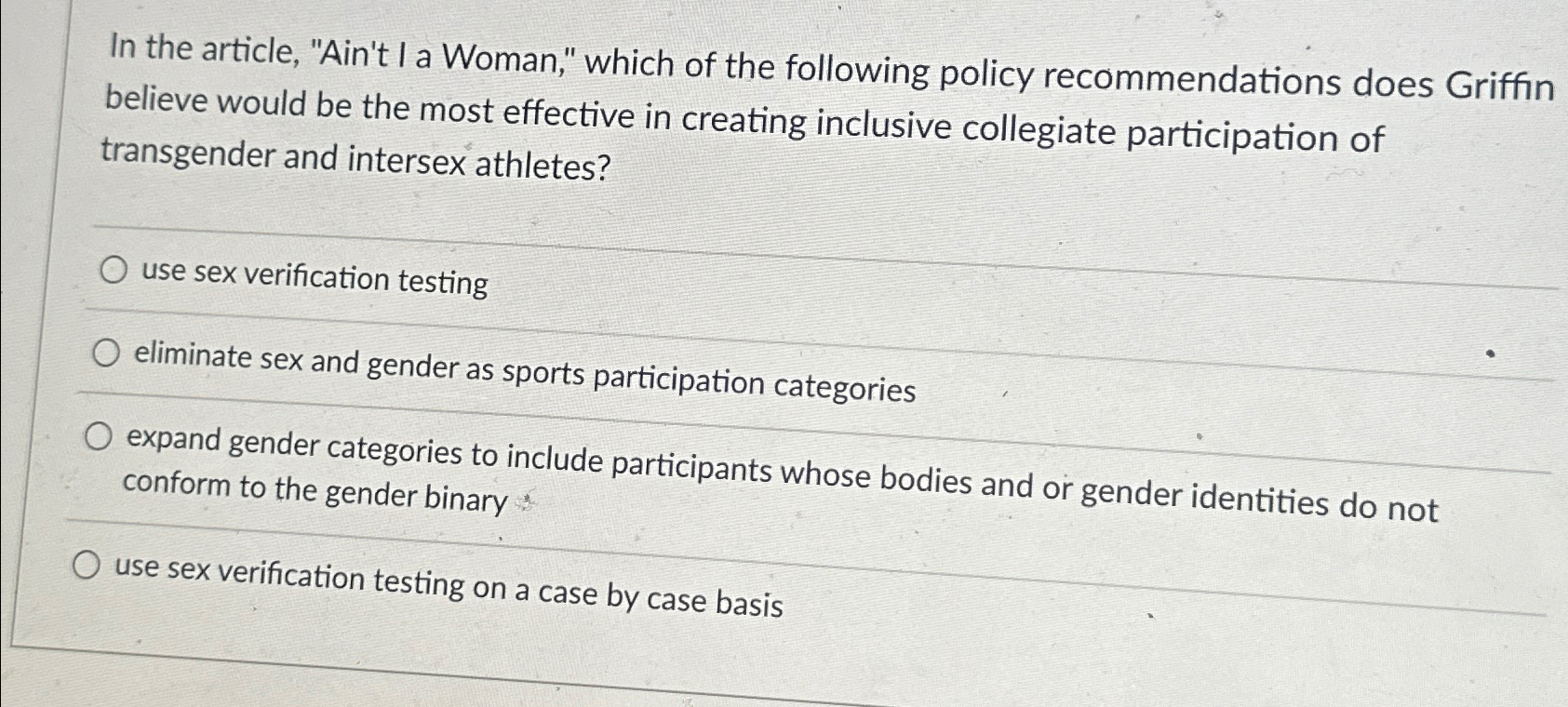 Solved In The Article Aint I A Woman Which Of The