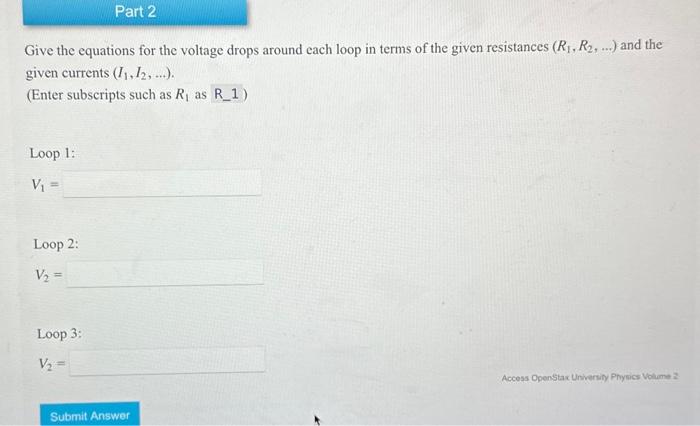 Solved Consider the circuit shown below. Write the three | Chegg.com