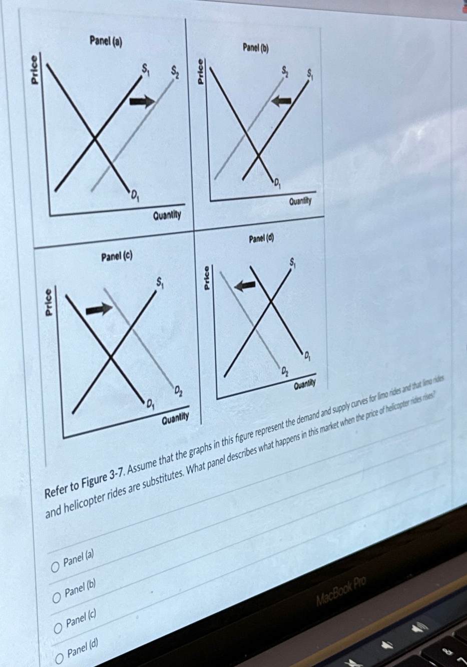 Solved Refer to Figure 3-7. ﻿Assume that thepanel (a)panel | Chegg.com