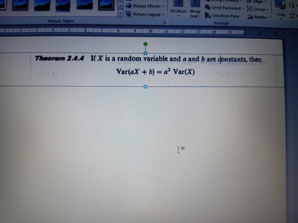 Solved prove that the variance (ax + b) is true a squared | Chegg.com