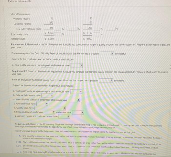 Data table Data table Requirements 1. For each | Chegg.com