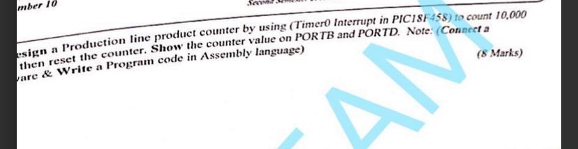Solved mber 10esign a Production line product counter by | Chegg.com