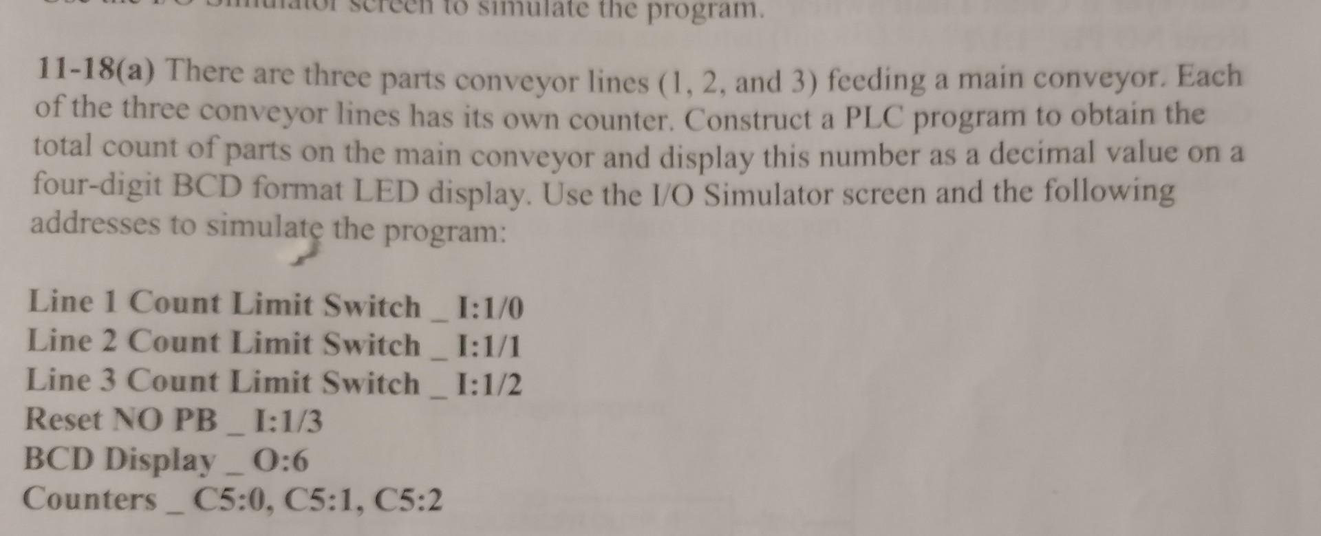 Solved how to write PLC programming According to the | Chegg.com