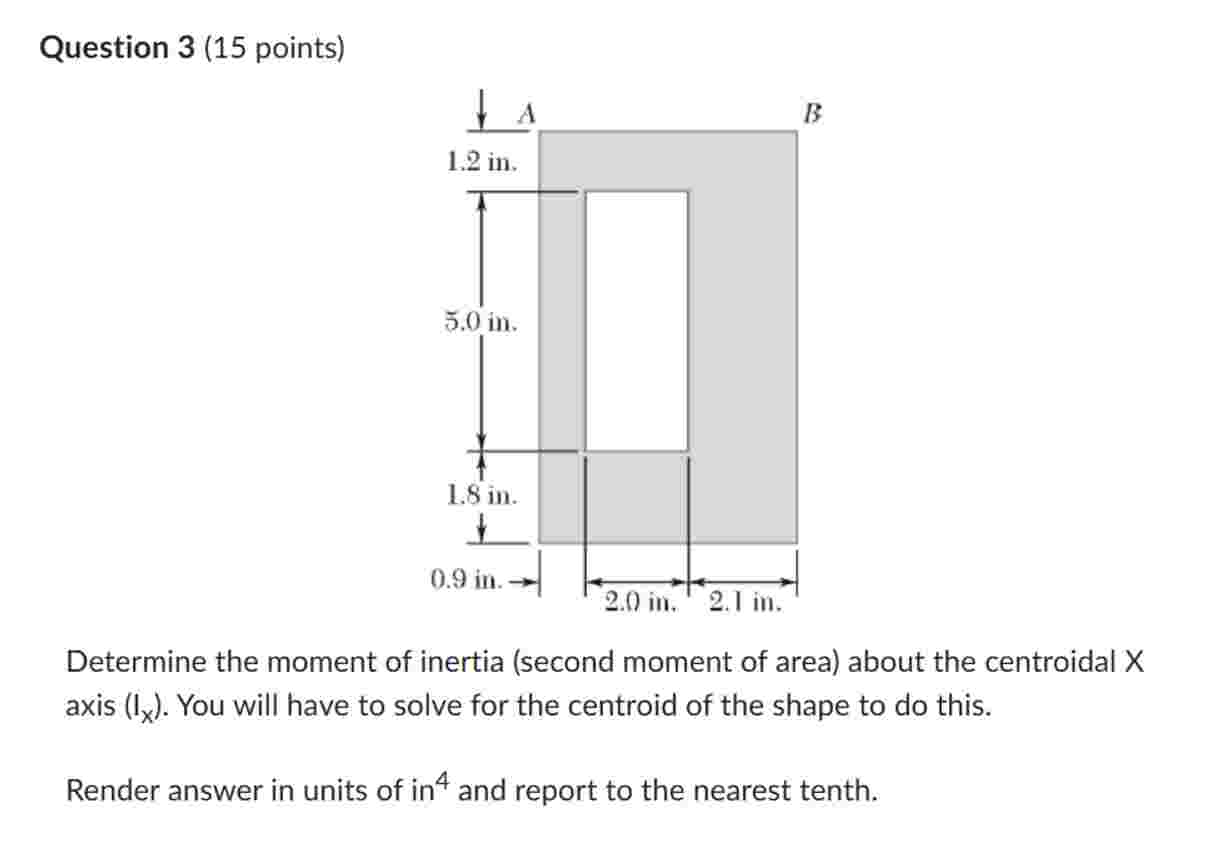Solved Question 3 (15 points)Determine the moment of | Chegg.com Solved Question 3 (15 points)Determine the moment of | Chegg.com
