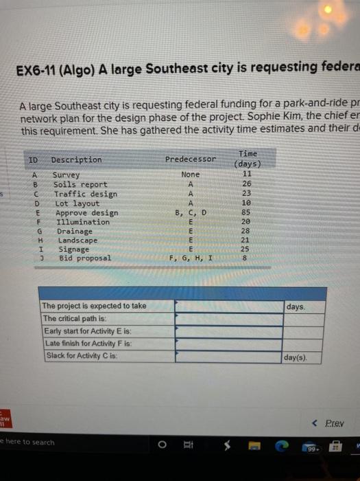 Solved apter 6 - Assignment Saved 6 EX6-11 (Algo) A large | Chegg.com Solved apter 6 - Assignment Saved 6 EX6-11 (Algo) A large | Chegg.com