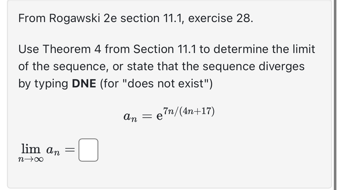 Solved From Rogawski 2e section 11.1, ﻿exercise 28.Use | Chegg.com