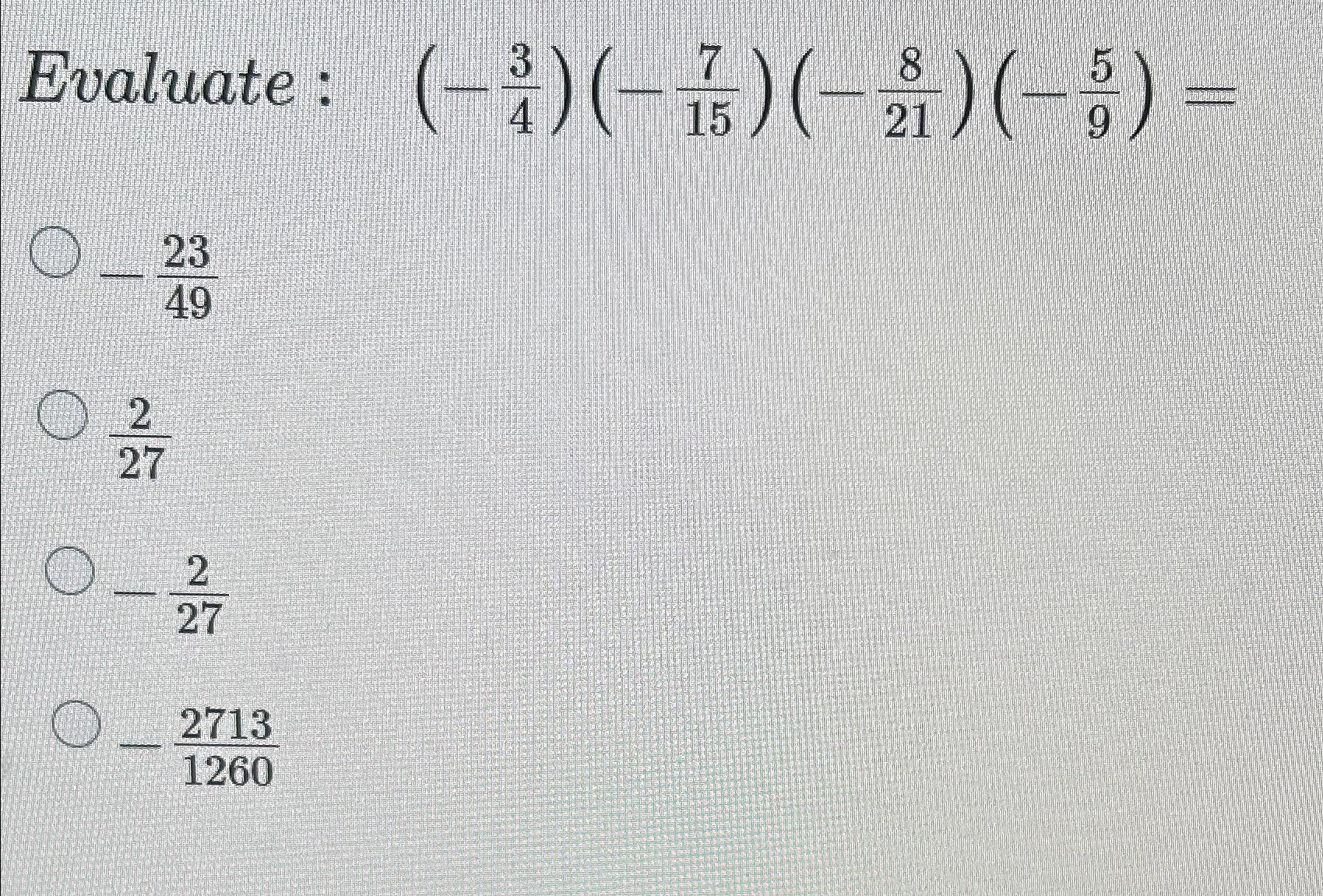 Solved Evaluate: | Chegg.com
