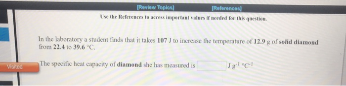 Solved [Review Topics] [References) Use the References to | Chegg.com