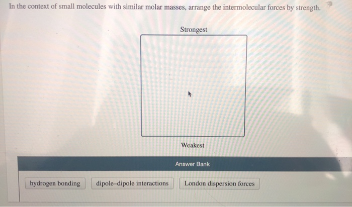 Solved In the context of small molecules with similar molar | Chegg.com