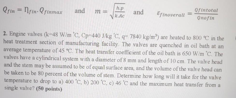 Solved Qfin = Nfin. Q finmax h.p and m = and Vk.Ac | Chegg.com