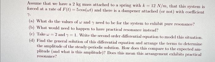 Solved Please help me with this differential equation | Chegg.com