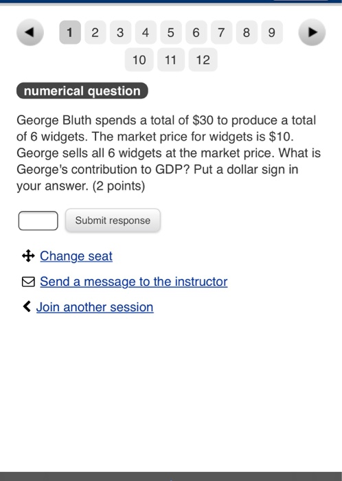 Solved 1 2 3 7 8 9 4 10 5 11 6 12 numerical question | Chegg.com
