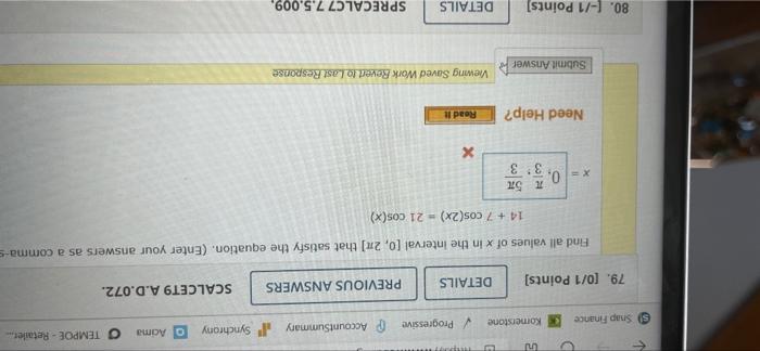 Solved Progressive P AccountSummaryl Synchrony Acima O | Chegg.com
