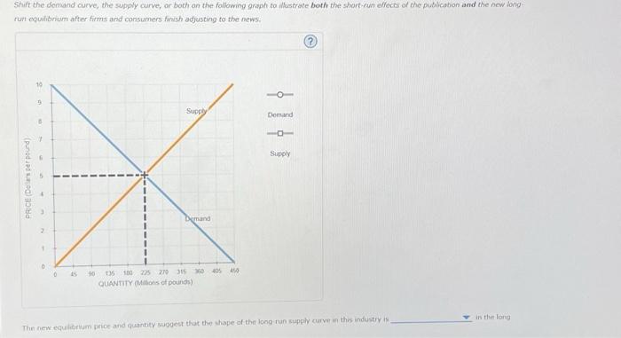 Solved 8 Short Run And Long Run Effects Of A Shift In