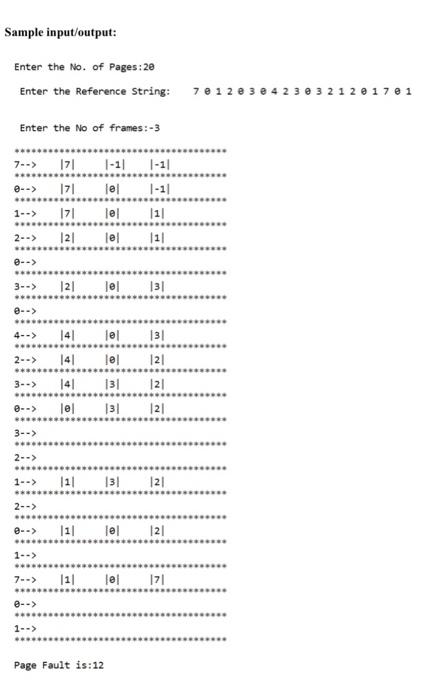 Solved Q1. Write a program in C++ to simulate the Least | Chegg.com