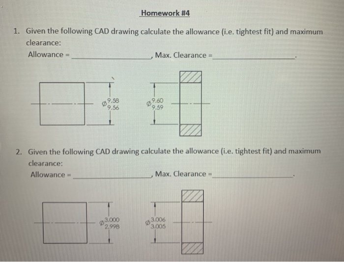 Solved Homework #4 1. Given the following CAD drawing | Chegg.com