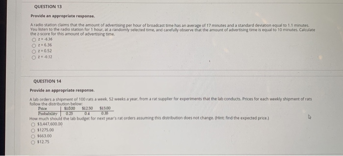 Solved Provide An Appropriate Response The Test Scores Of