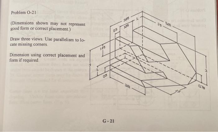 Solved (Dimensions shown may not represent good form or | Chegg.com