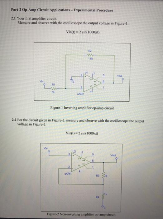 Solved Experiment-5 Op-Amp Circuits Objectives: • Learning | Chegg.com