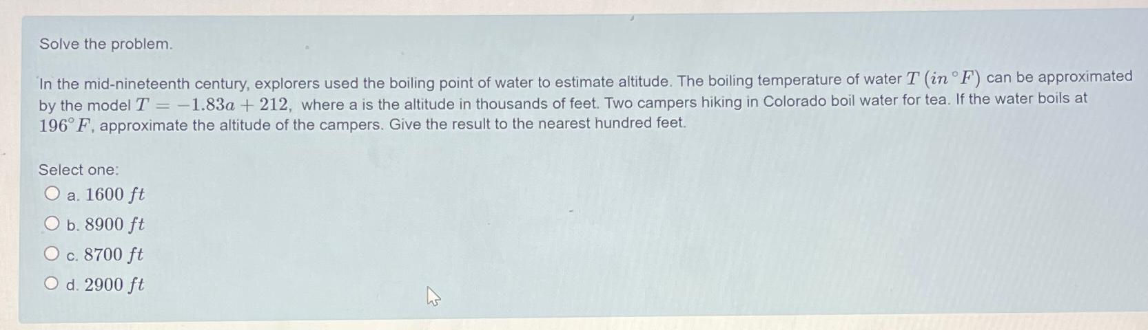 Solved Solve the problem.In the mid-nineteenth century, | Chegg.com