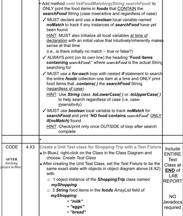 Solved CODE New Project trip In BlueJ, create a "New | Chegg.com