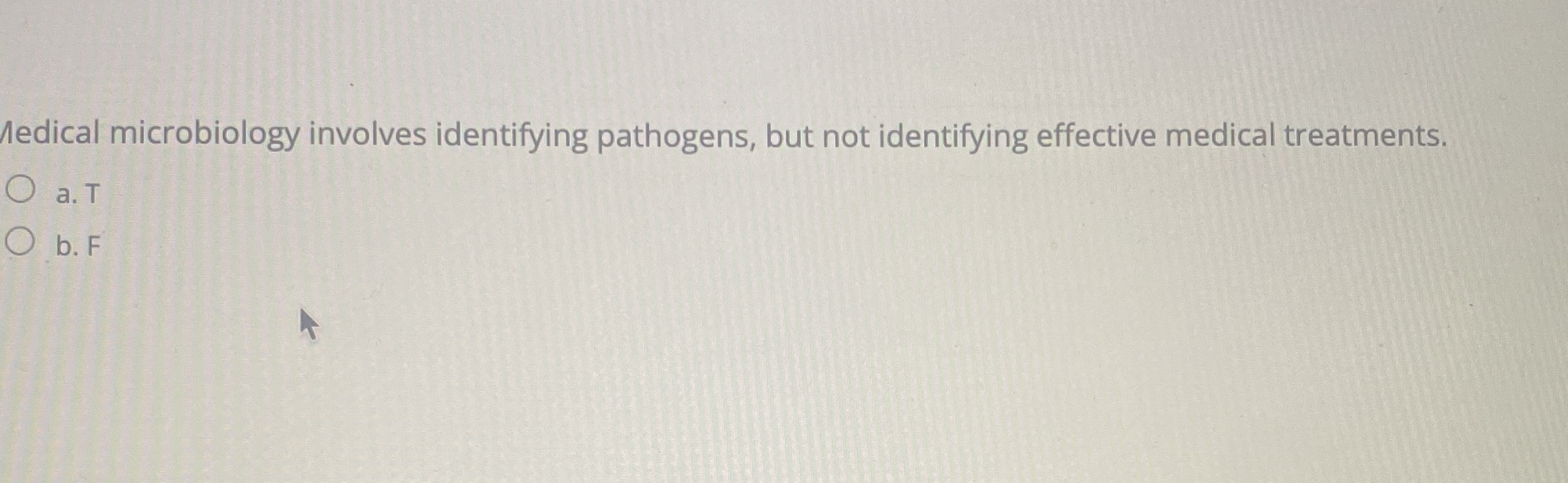 Solved Medical microbiology involves identifying pathogens, | Chegg.com