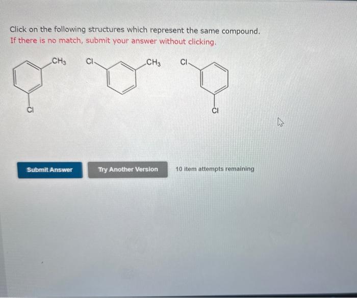 Solved Click on the following structures which represent the | Chegg.com