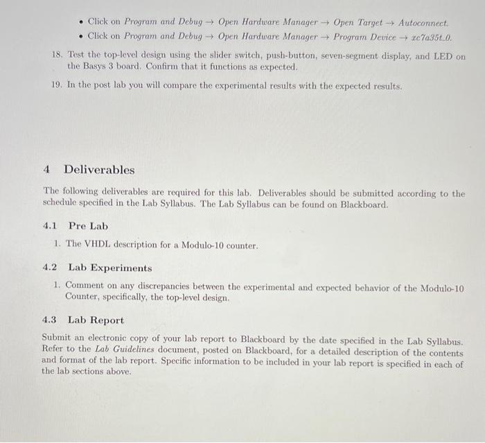 1 Introduction The objective of this lab is to | Chegg.com